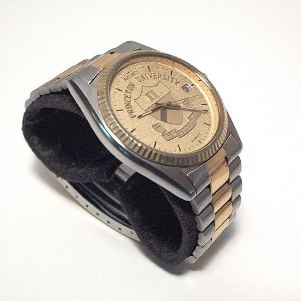 SEIKO 6923-8089 PRINCETON UNIV MEN'S STAINLESS & YGP 2 TONE QUARTZ ...