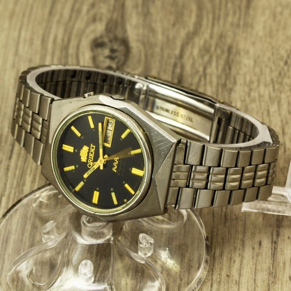 Orient AAA Crystal TT L469711 all stainless steel automatic wristwatch ...