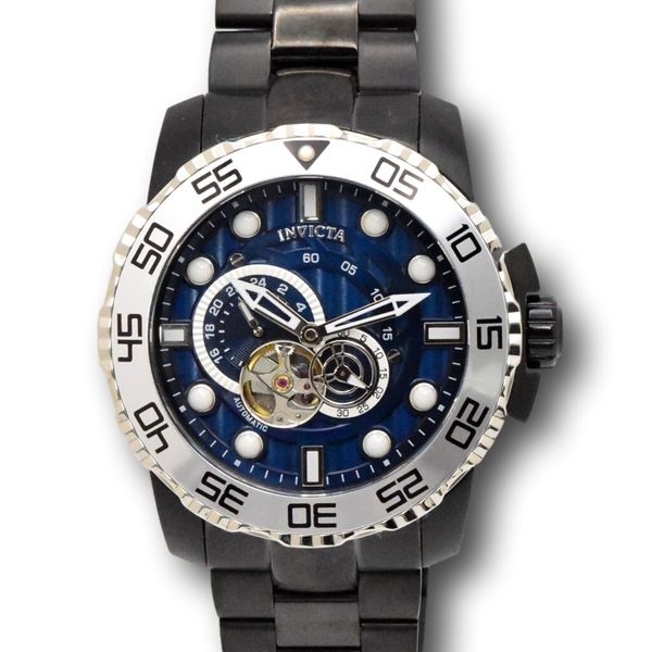 Invicta Pro Diver Open Heart Automatic Men's 50mm Miyota Black SS Watch ...