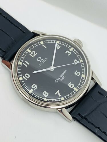 Vintage Rare Omega Seamaster 600 Black Dial Calibre 601, 136.011 ...