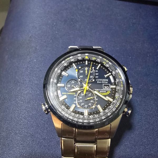 Citizen Chronograph Eco-Drive Promaster Blue Angels AT8020-54L Watch ...