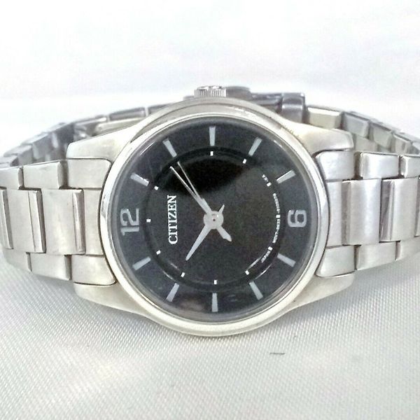 Citizen Quartz Watch All Stainless Steel 9633-S070589 Black Dial 26mm ...