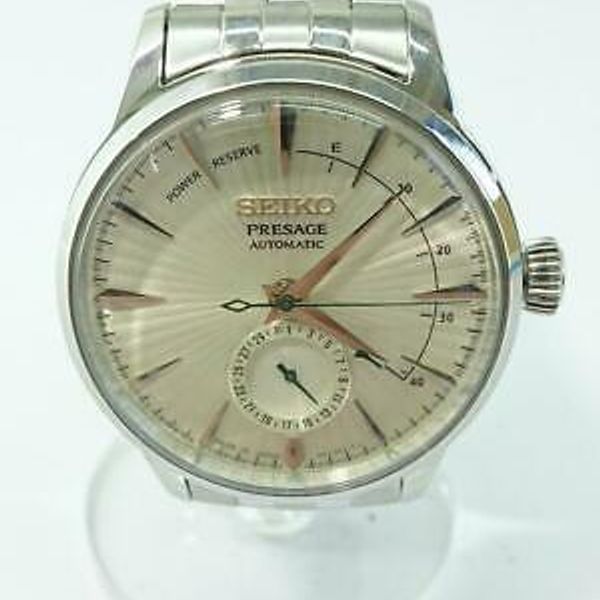 Seiko Presage 4R57-00E0 29 Jewels Power Reserve Automatic Mens Watch ...