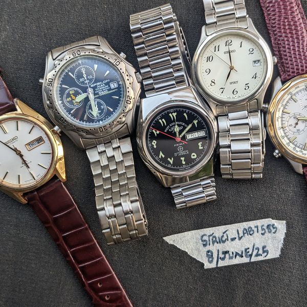 [wts] Vintage ALBA Seiko EPSILON TITANIUM ALARM CHRONOGRAPH JAPAN MEN'S ...