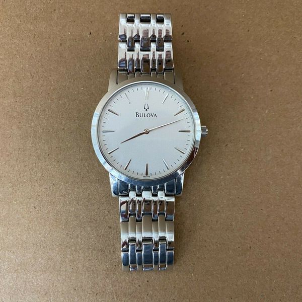 BULOVA Men's 38mm Stainless Steel Quartz Watch C835133 | WatchCharts ...