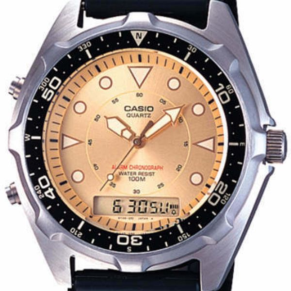 Vintage Casio Marine Gear Diver's Watch AMW320D-9EV Model preowned ...