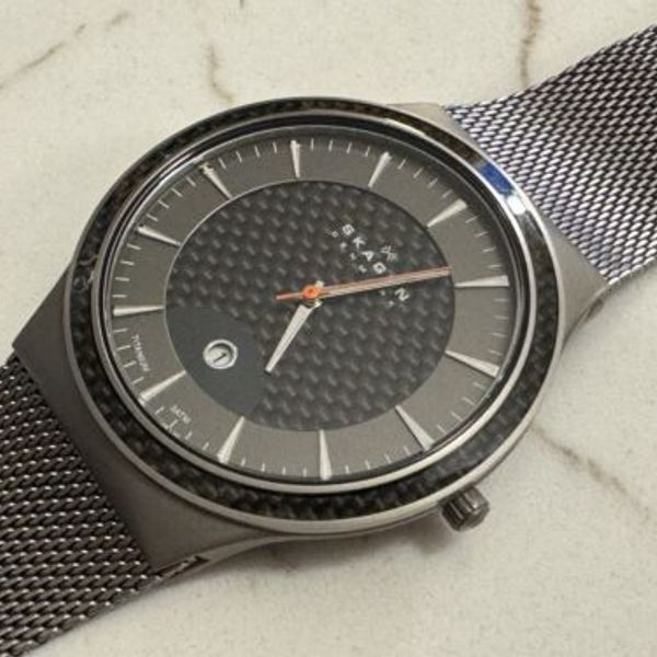 Skagen 234XXLT Men's Titanium Watch | WatchCharts Marketplace