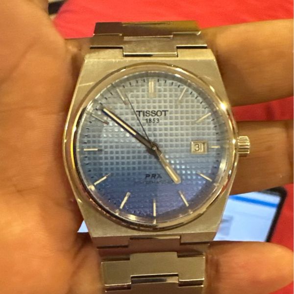 Tissot PRX automatic light blue dial | WatchCharts Marketplace