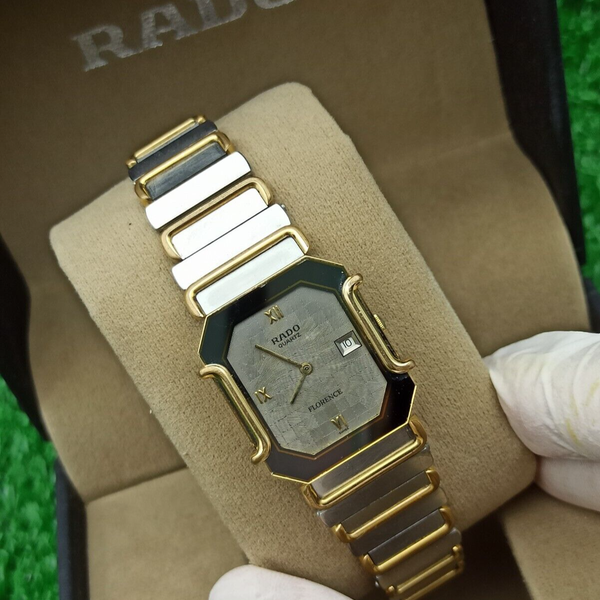 Iconic Model Rado Florence Classic Watch & Half-Gold Swiss Movement 80s ...