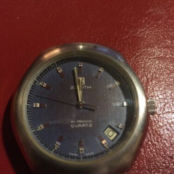 VINTAGE ZENITH QUARTZ, XL-TRONIC GENTS SURF WATCH BEAUTIFUL | WatchCharts