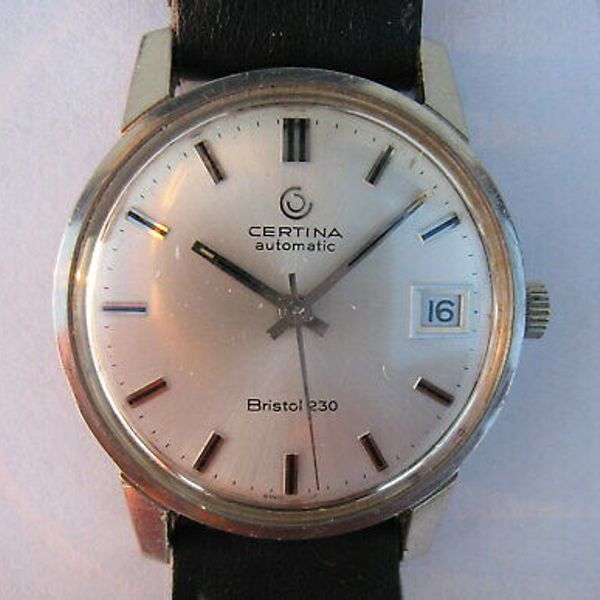 CERTINA 25-651 automatic Bristol 230 CHRONOMETER Swiss watch all steel ...