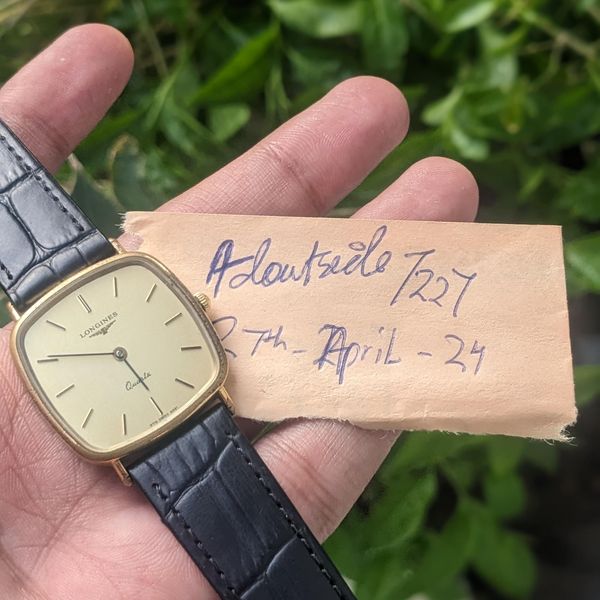 [WTS] Vintage LONGINES Classic Gold Plaque Tank 978-6581???? Quartz ...
