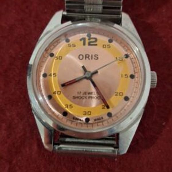 Vintage Oris Rare Face Manual Wind 17 Jewel Watch Working | WatchCharts Marketplace
