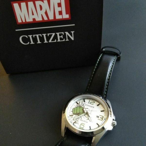 Citizen Marvel Hulk Eco-Drive Men's Watch | WatchCharts Marketplace