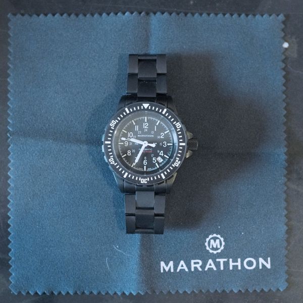 FSOT: Marathon GSAR Anthracite Black Full Kit Bracelet and Rubber ...
