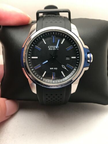 Citizen Men's Eco-Drive AR 2.0 Rubber Strap Watch AW1151-04E-H45 ...