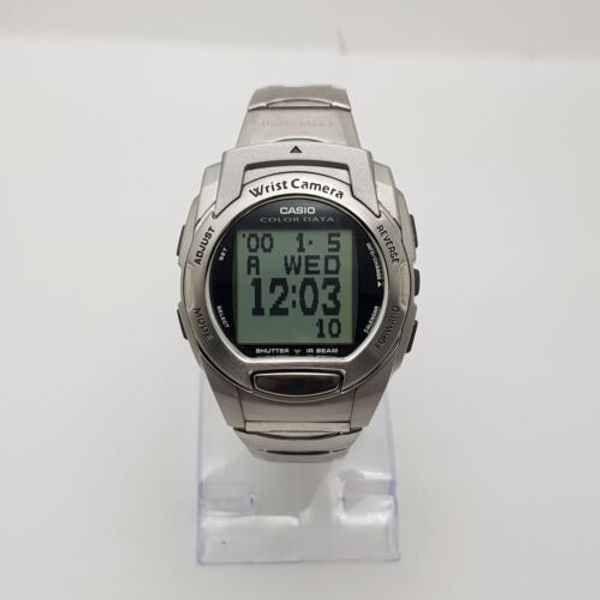 Vintage Casio WQV-3 Quartz Watch Wrist Camera WR Shutter Ir Beam NEW ...