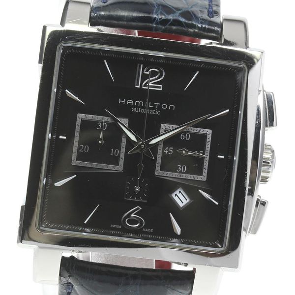 [HAMILTON] Hamilton Jazzmaster Square Chronograph H326660 Automatic Men ...