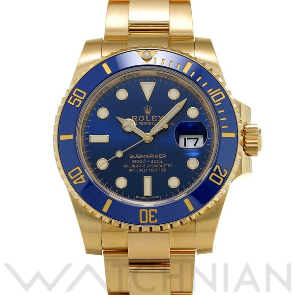 [Used] Rolex Rolex Submariner Date 116618LB Random Serial Blue Men's ...