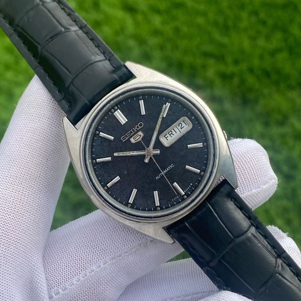 Vintage Seiko 5 Automatic Beautiful Black Dial Japan Made Men Watch 6309-8840 | WatchCharts ...