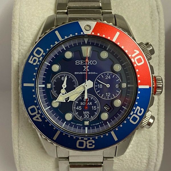 Seiko SSC019P1 Chronograph Prospex Divers Watch | WatchCharts