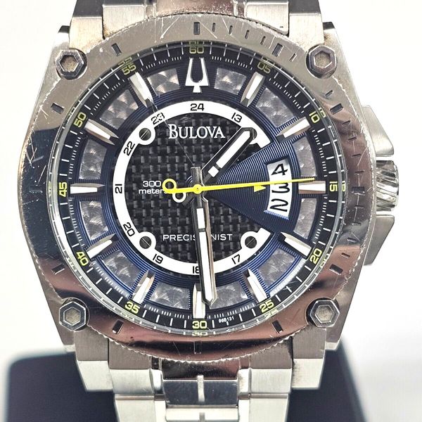 Designer Bulova Precisionist C877699 123118590 Mens Automatic Watch ...