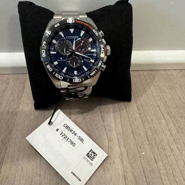 Citizen Promaster Land Eco-Drive Chronograph Men's Blue Dial Watch ...