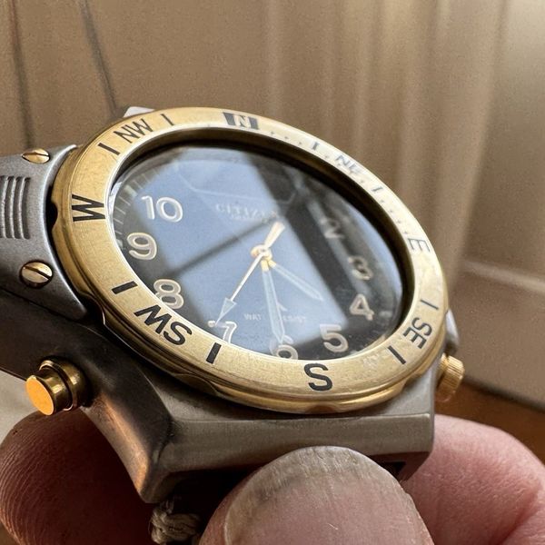 1989 Citizen Promaster Altichron Titanium C040 Ana-Digi Original MANUAL ...