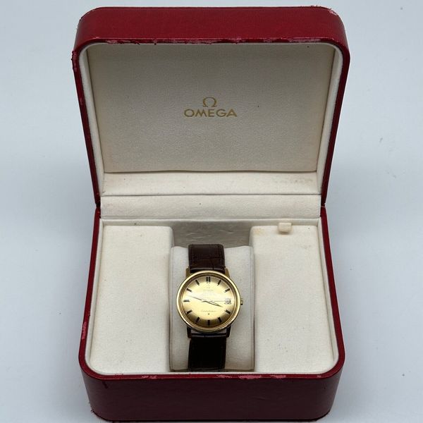 Omega Constellation 18ct Gold Automatic Chronometer Men's Wristwatch ...
