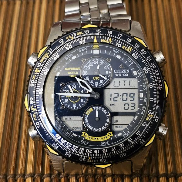 Citizen C300-Q00842 Promaster Navihawk Analog Digital Watch ...