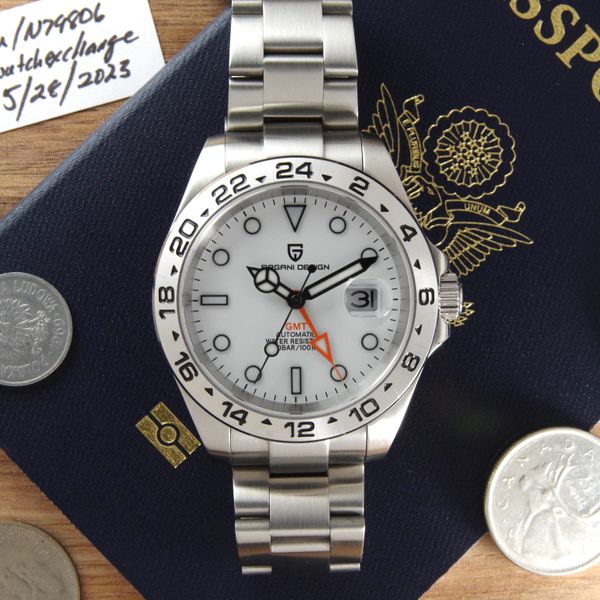 [WTS] Pagani Design Explorer 2 GMT Polar Homage DG Movement $90 Shipped CONUS | WatchCharts ...