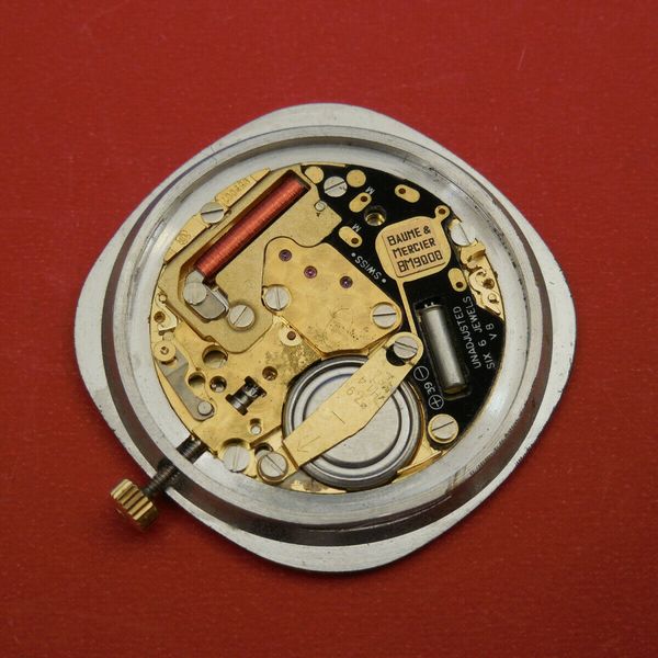 BAUME MERCIER BM9000 ETA ESA 959 001 SIX JEWEL QUARTZ 959.001 MOVEMENT ...