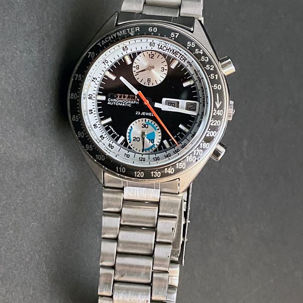 Citizen 67-9313 (Speedy) Chronograph Cal. 8110 23J Daywheel English ...