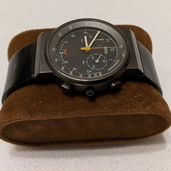 [WTS]Braun AW60 (3806) All Black Rare and Vintage Chronograph [circa ...