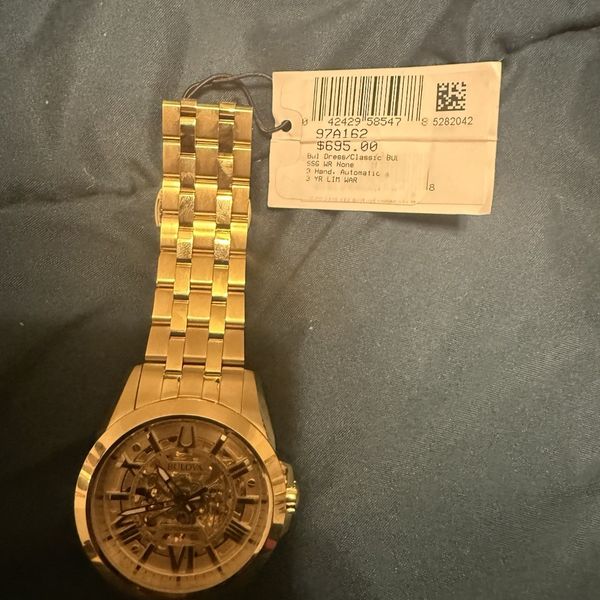 Bulova 97A162 Gold Men's Watch | WatchCharts Marketplace
