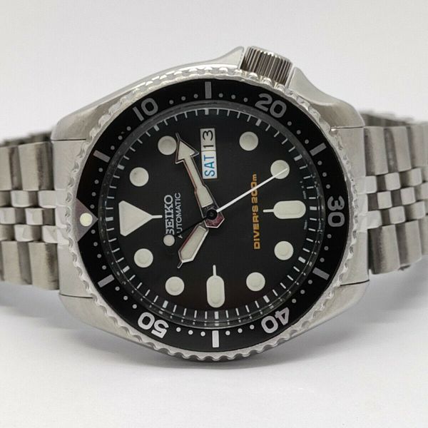 PRE OWNED SEIKO SCUBA DIVER 7S26-0020 SKX007K2 AUTOMATIC MENS WATCH ...