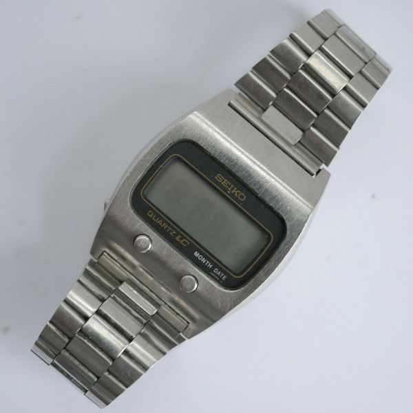 VINTAGE SEIKO 0439-5007 LCD MENS WATCH - spares or repair | WatchCharts ...