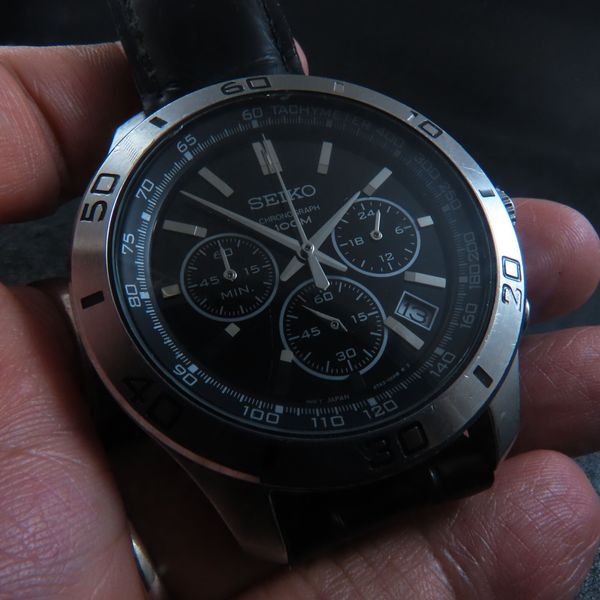 6T63 Japan Seiko Chronograph Quartz Men Watch | WatchCharts Marketplace