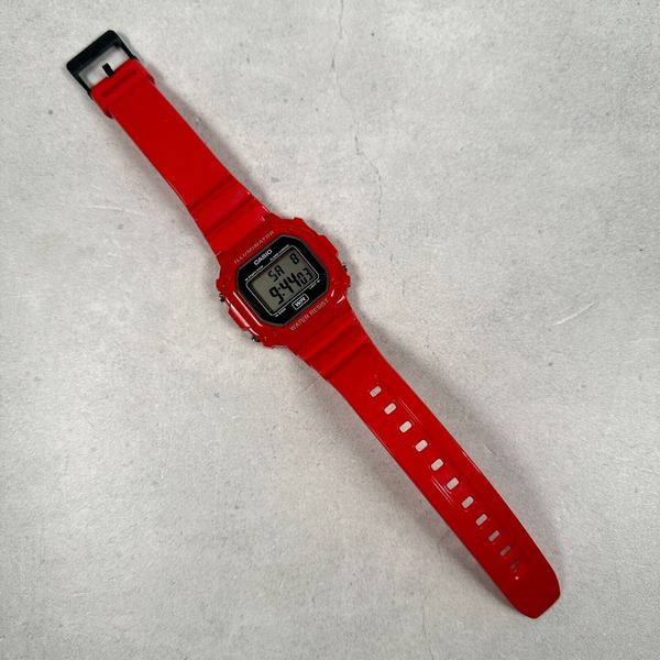 Casio Illuminator Watch Mens 42mm Red Digital Sport Alarm Chrono New ...