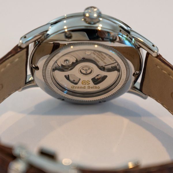 Grand Seiko SBGM221 GMT Elegance Ivory Cream Dial Automatic Watch 2025 ...