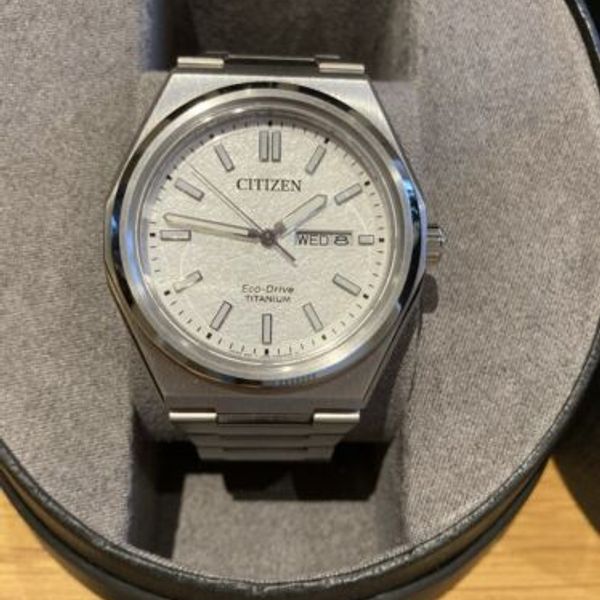 Citizen Forza Zenshin Eco Drive AW0130-85A Men's Super Titanium Watch ...