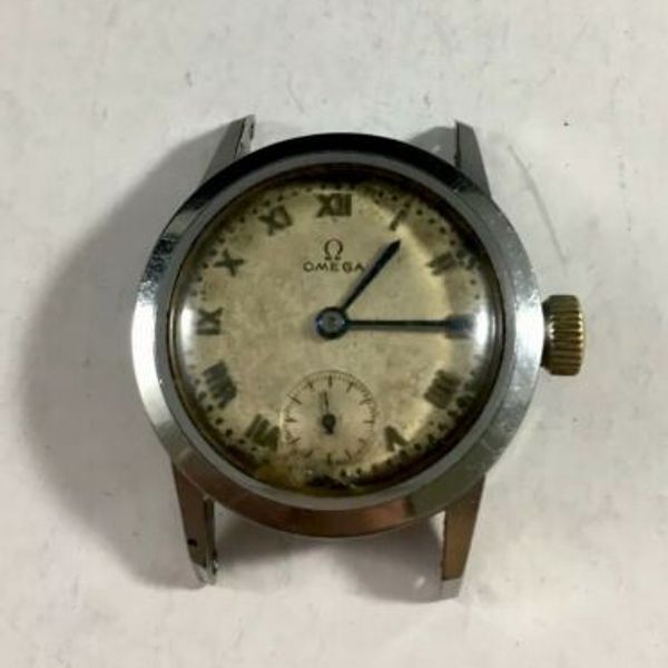 VINTAGE Omega Military-Style Watch MODELE + DEPOSE 27mm (WORKING ...