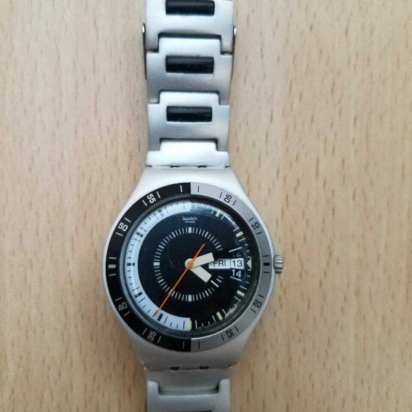 Very Rare 2000 Swatch Irony Swiss Made TAKE HOLD (YGS7007AG) Day/Date ...
