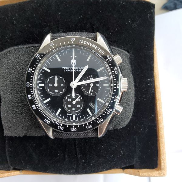 Pagani Design PD-1701 Omega Speedmaster Homage New | WatchCharts ...