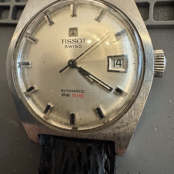 Tissot PR516 Menâ s Vintage Watch Automatic | WatchCharts Marketplace