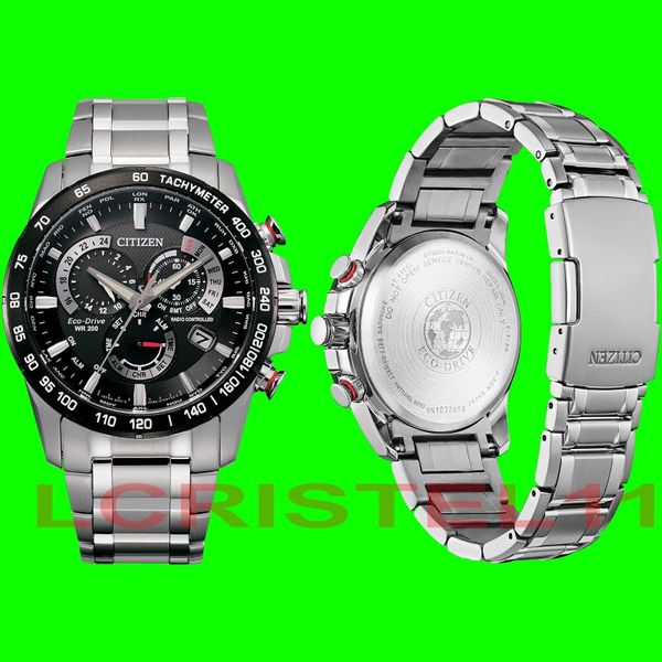 Citizen PCAT Eco-drive Men's - Black Dial - Stainless Steel Watch ...