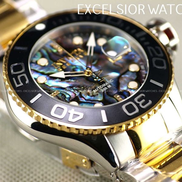 New Invicta Reserve Grand Diver 50mm Swiss R150 Automatic Diamond ...