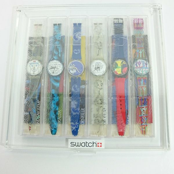 [Used] SWATCH Artist series / 6-piece set / Quartz watch / art ...