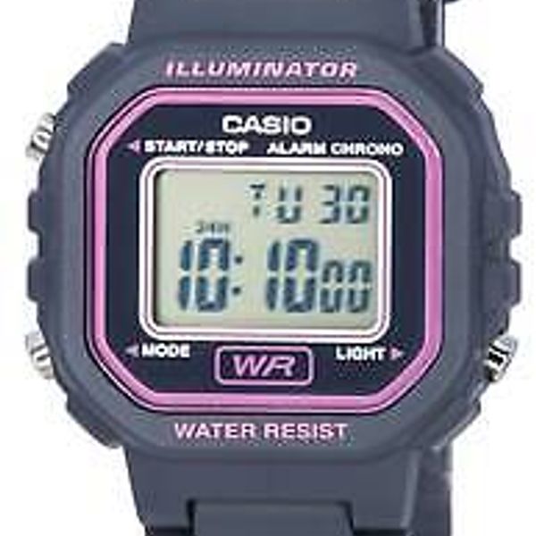 Casio POP Digital Black Dial Quartz LA-20WH-8A LA20WH-8 Women's Ladies ...