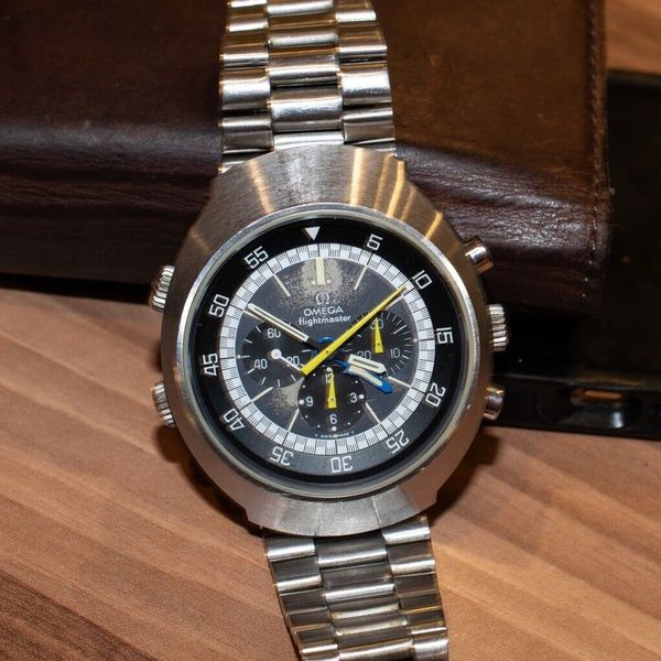 VINTAGE OMEGA FLIGHTMASTER CHRONOGRAPH MEN WRISTWATCH REF:145.036 CIRCA ...
